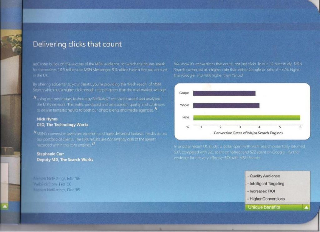 Microsoft AdCenter business pack II | Ideaswise Copywriting